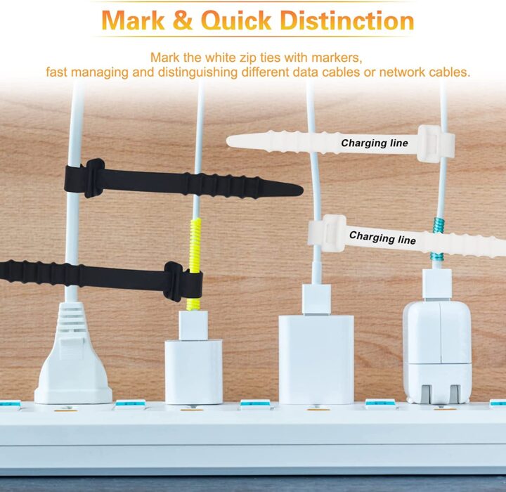 Reusable Silicone Cable Zip Ties - LDGSilicone